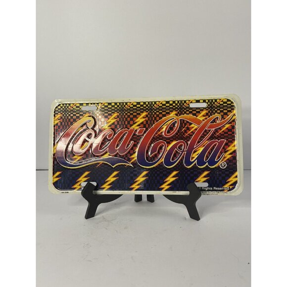 Accents | Vtg Cocacola Booster License Plate Coke Sign Soda Bottling ...